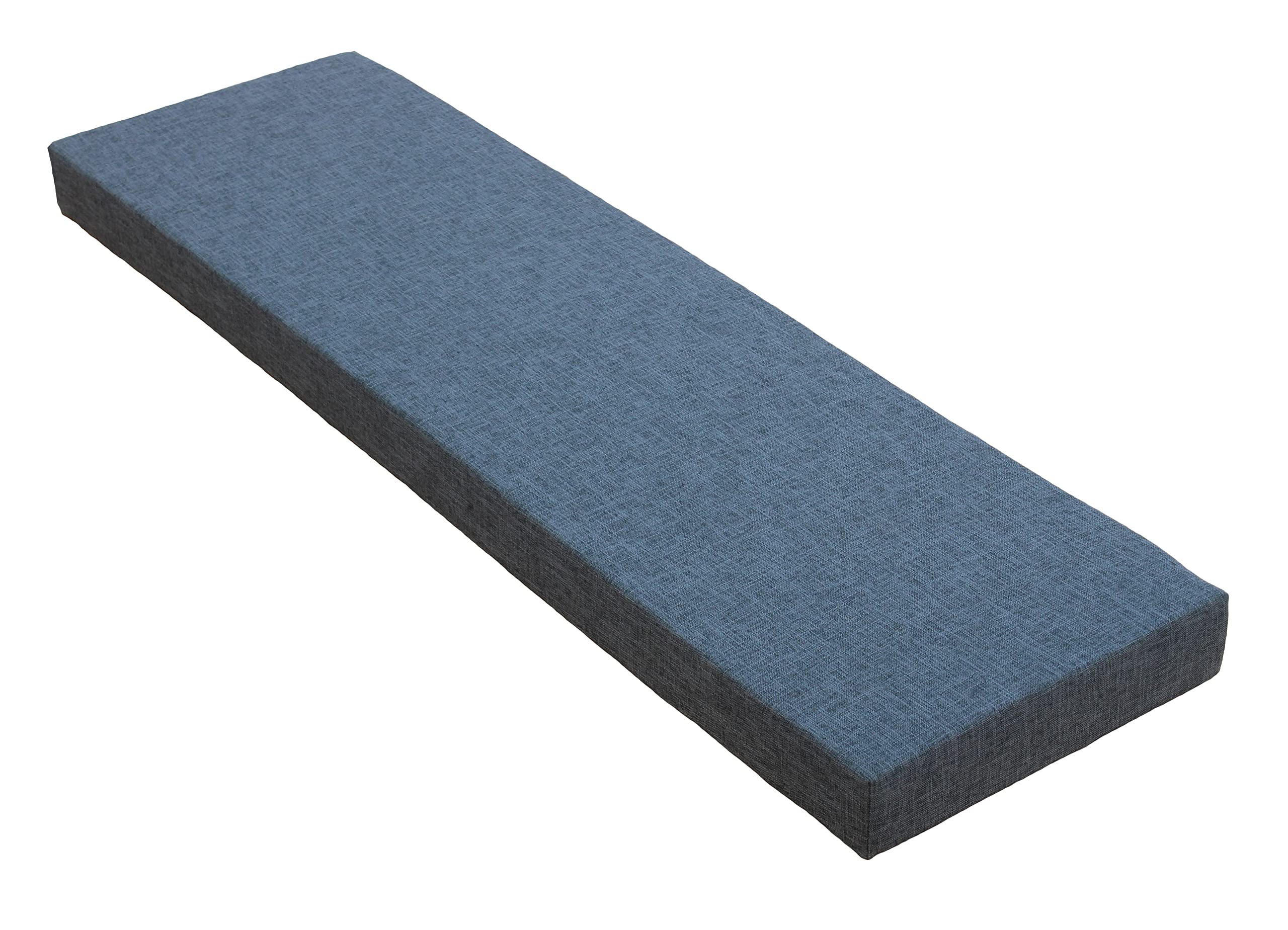 Jininworl Washable Bench Cushion, Non-Slip Bench Pad for Shoe Storage, Window, Piano, Dining (Nardo Grey; Personalize)