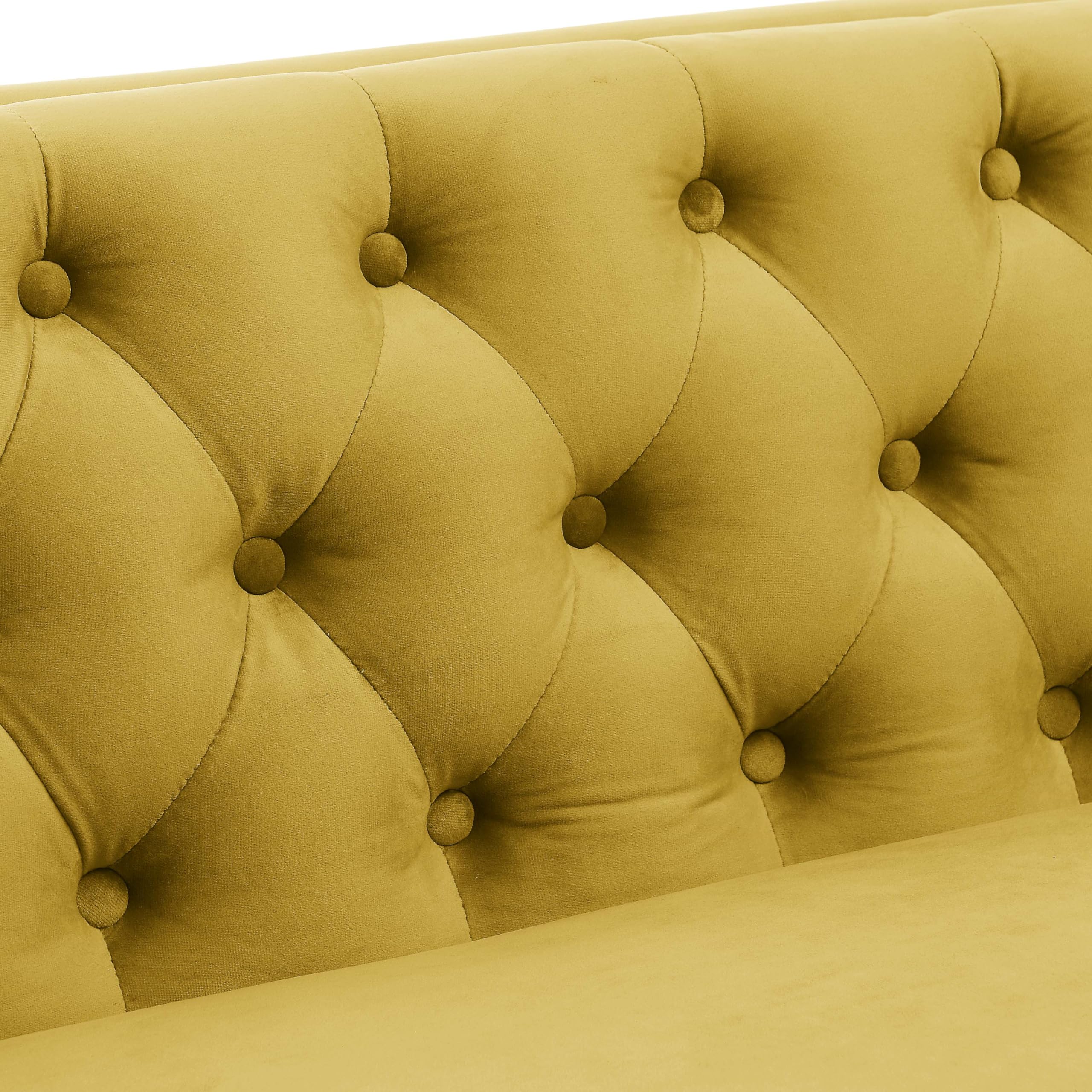 Oadeer Home Sofas, Yellow
