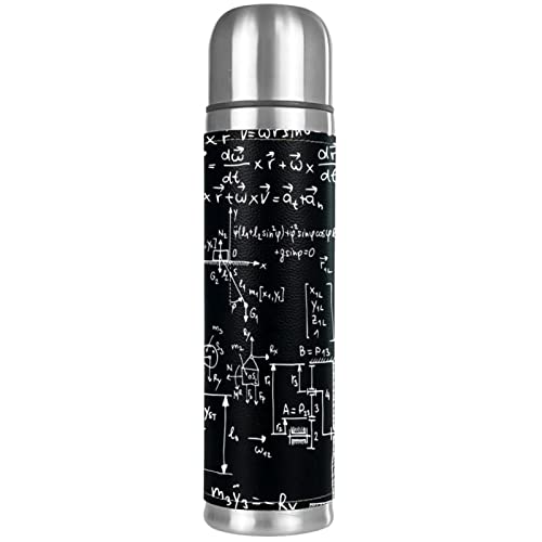 Insulated Water Bottle,Thermos for Hot Drinks,Formula Math Equation,Coffee thermos Stainless Steel Water Bottle