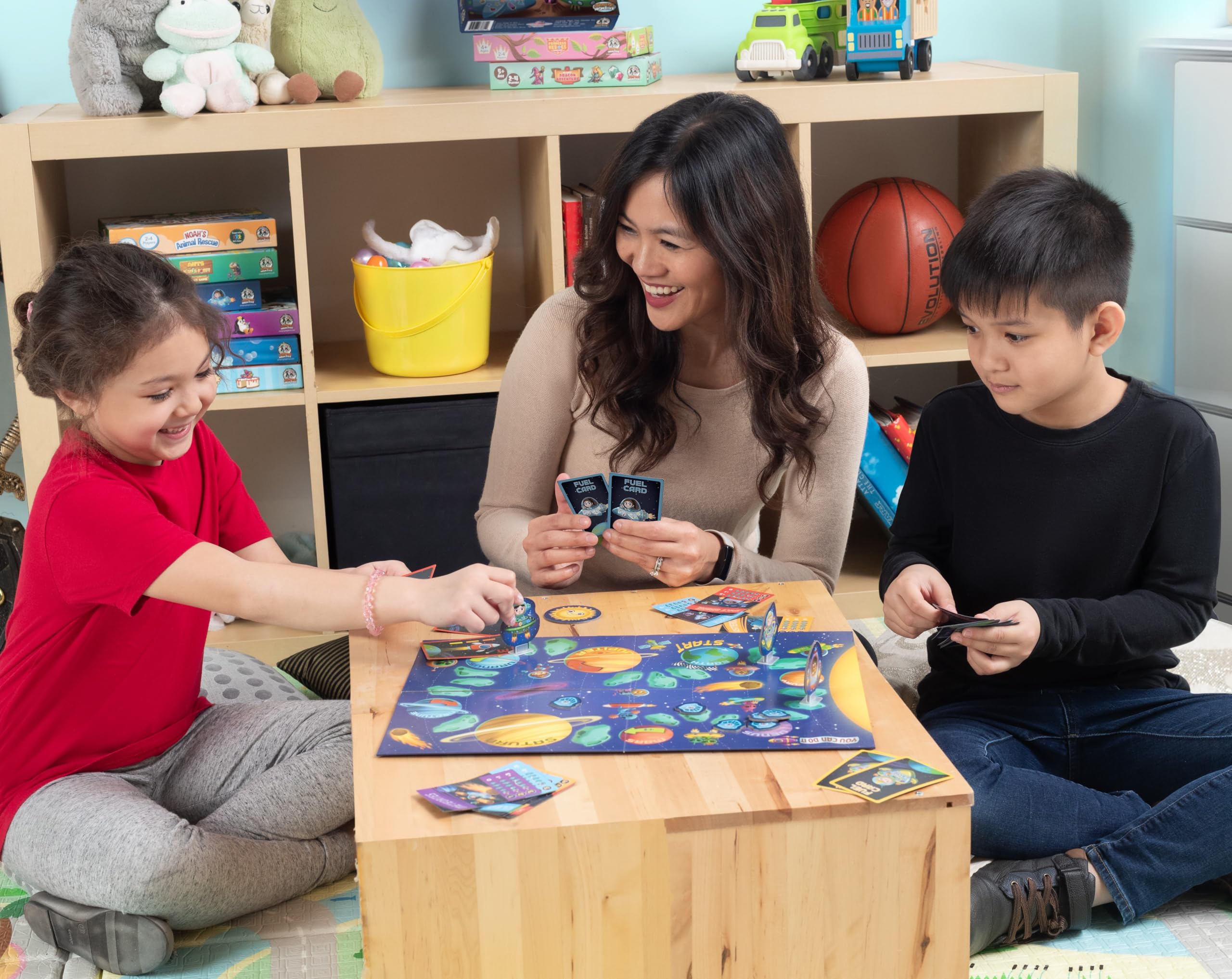 Jumping High Five Little Astronauts Board Game! Space Adventure Game for Kids Ages 4 and Up, Learn Through Play, Fly Around The Solar System in A Rocket Ship, Perfect for Family Game Night