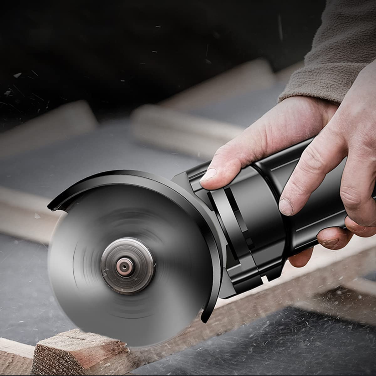 JIUNENG 3 Inch HSS Circular Saw Blade, 3/8 Inch Hole High Speed Steel Cutting Disc for Cutting Wood Plastic Metal,1Pcs