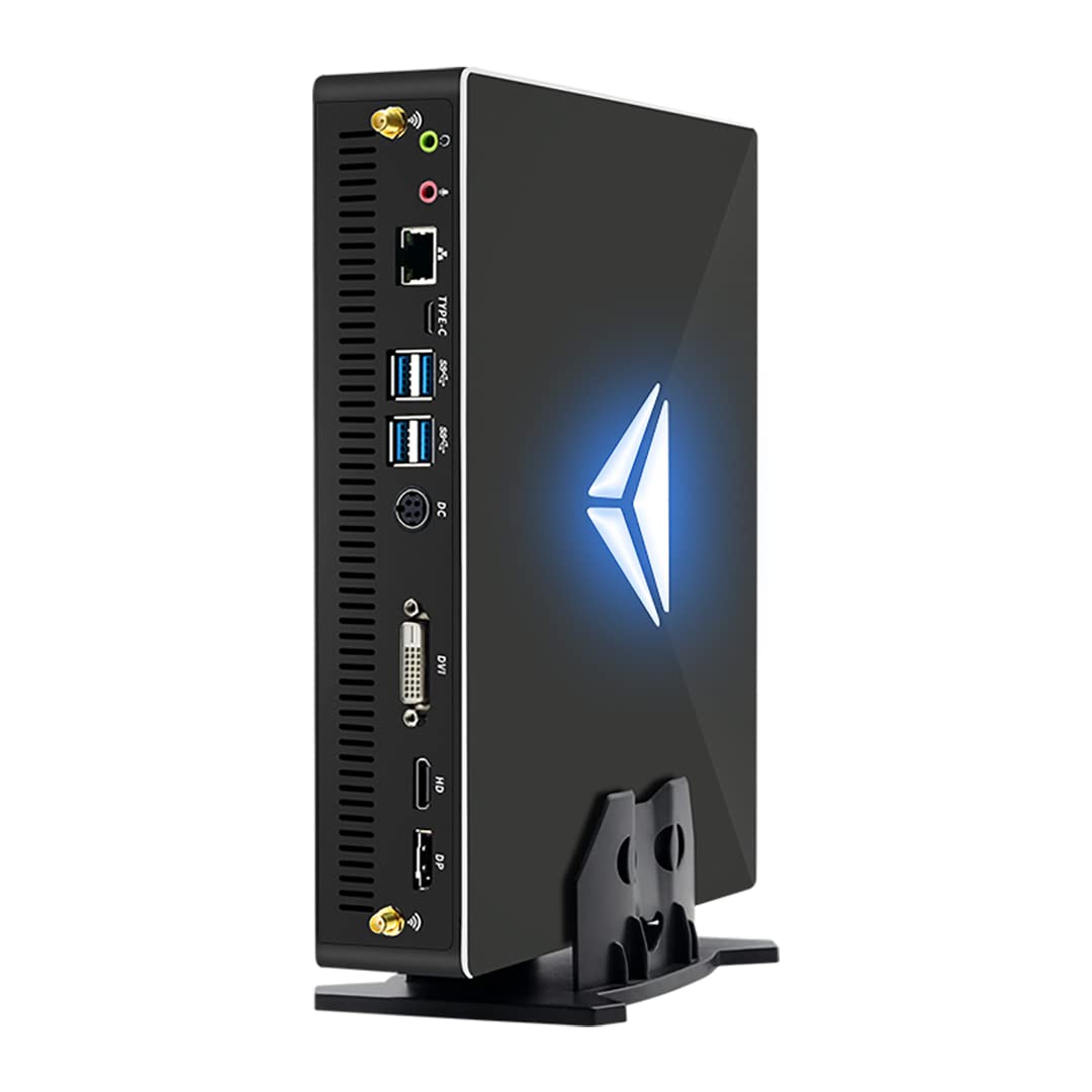 Kinupute Mini Computers, Desktop PC Core i9-9900KF 3.6-5.0GHz, Windows 11 Pro, 64G DDR4| 1T NVME SSD, GeForce RTX2060 6G, 4K/8K@60Hz, HDMI/DP/DVI Port, USB-C, BT5.1/WiFi6 for Gaming/Office/Design