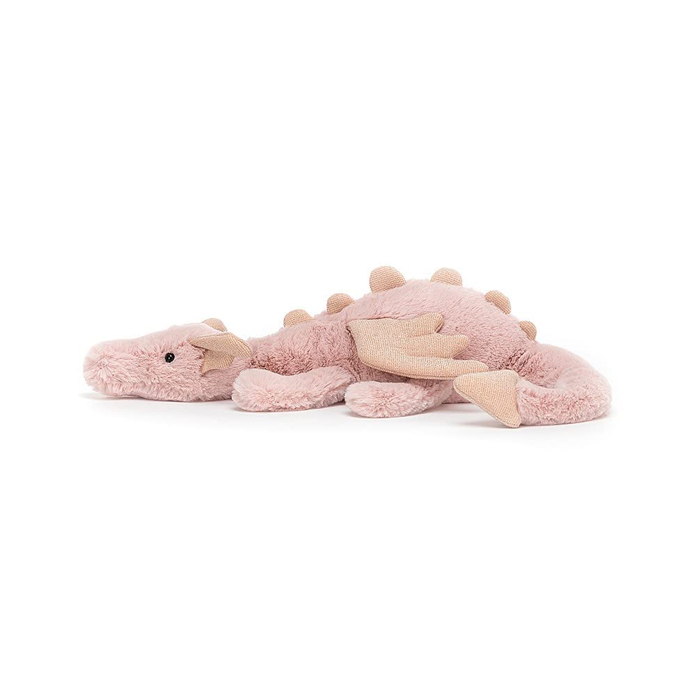Jellycat Rose Dragon Stuffed Animal, Large 19.5 inches | Mythical Plush Toy | Classic Children's Gift