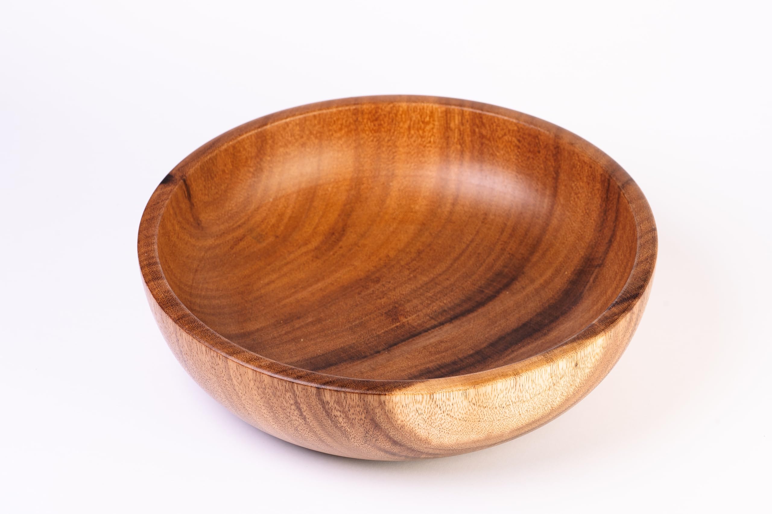 JJ Imperium Large Salad Bowl – 11" x 3.15" – Acacia Wood