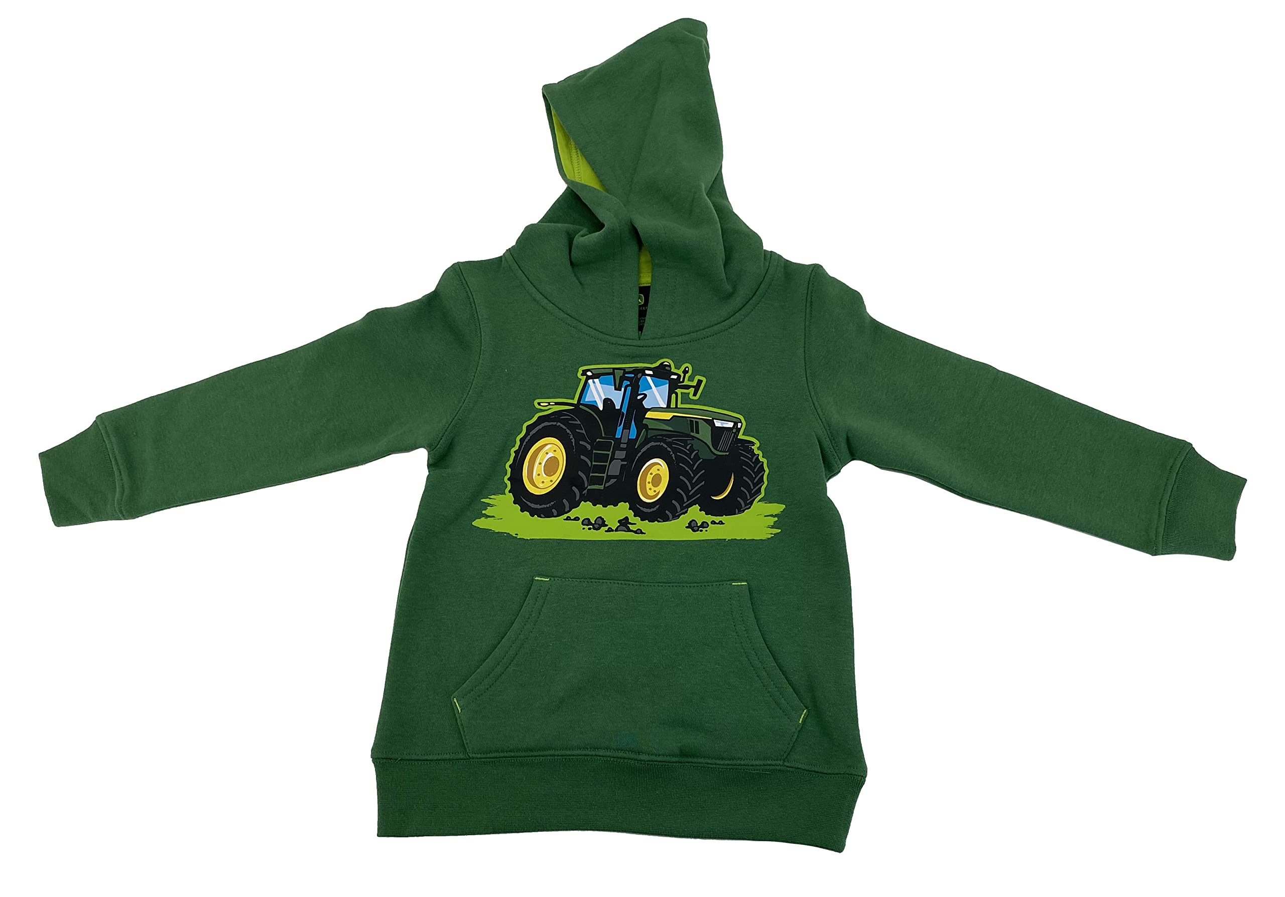 John Deere Green Tractor Hoodie Sweatshirt Sizes 2T 3T 4T (as1, age, 4_years, 4T)