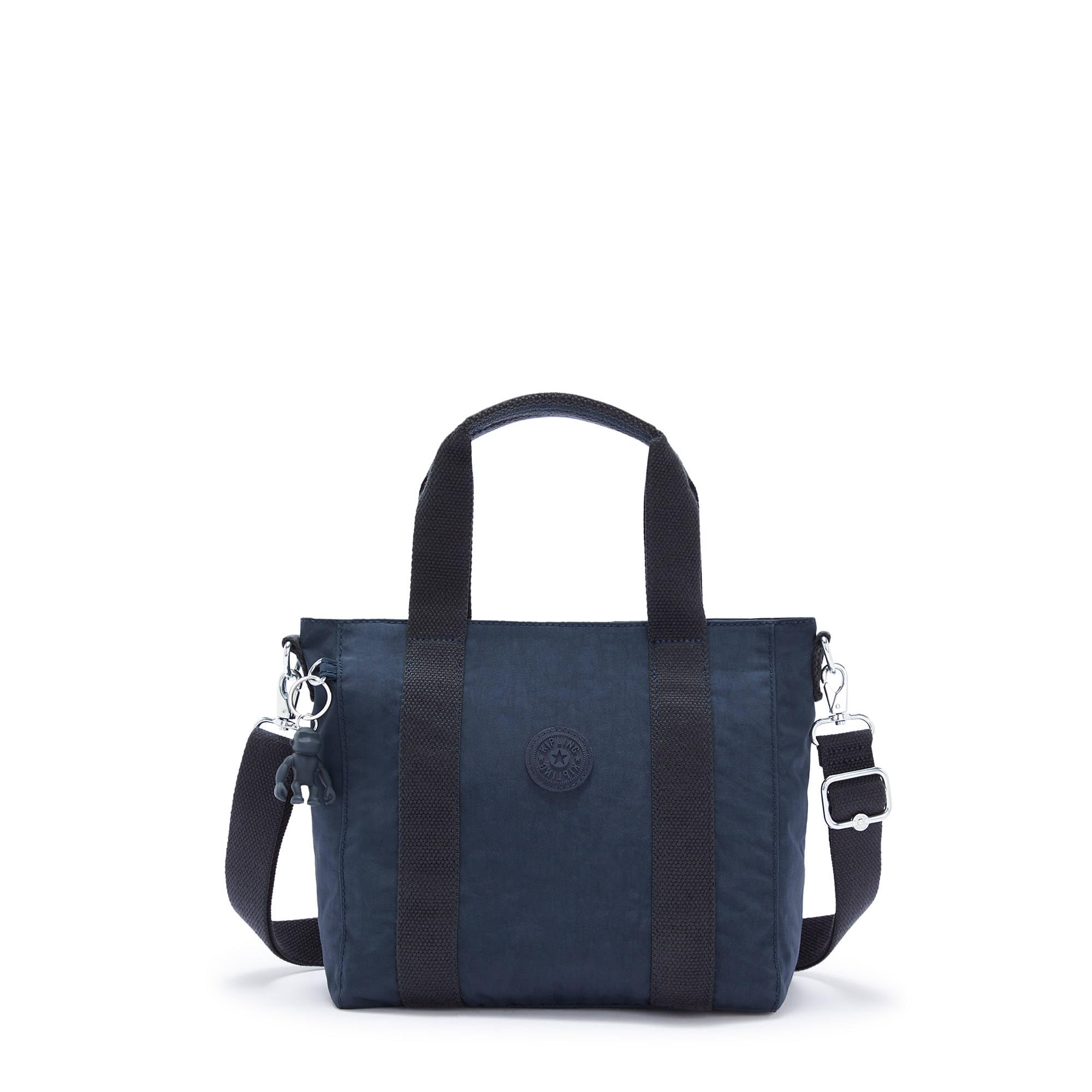 Kipling Women's Asseni Mini Tote Bag, Compact Lightweight Everyday Purse, Nylon Shoulder Bag