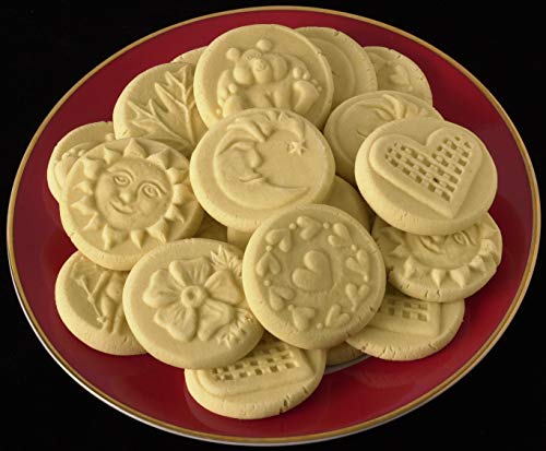 JBK Pottery Terra Cotta Cookie Stamps (Flower)