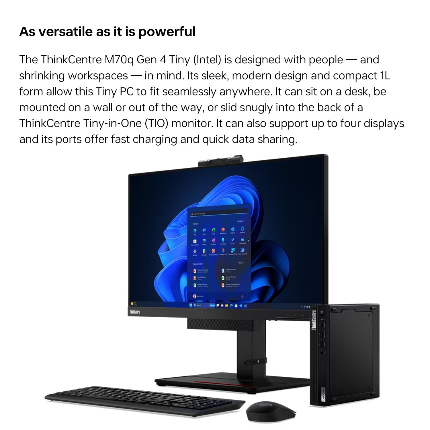 Lenovo 13th Generation Newest Tower Desktop, Intel Core i5-13400 Processor, 128GB RAM, 8TB PCIe SSD, SD Card Reader, HDMI, VGA, Wi-Fi 6, Windows 11 Home, Grey