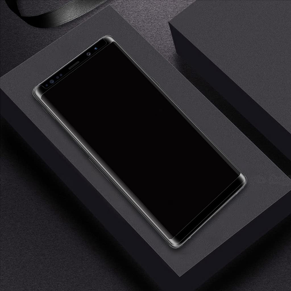 Micger Galaxy Note 9 Screen Protector 【2+2 Pack】 With Camera Lens Protector 3D Glass Curved Full Coverage 9H Hardness Tempered Glass Screen Protector for Samsung Galaxy Note 9