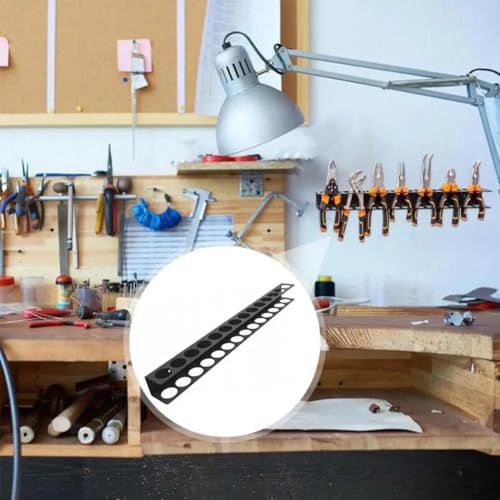 Pliers Organizer Wall Mount, 14 Slots Pliers Holder Wall Mount Wall Mounted Tool Organizers Hammer Rack Pliers Organizer Hand Tool Holder Pliers Organizer Storage with The Screws and Expansion Tubes