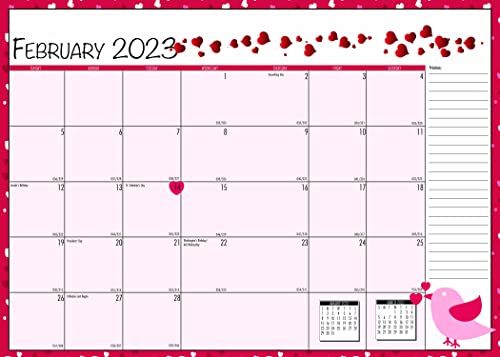 House of Doolittle Seasonal Monthly Planner, Seasonal Artwork, 10 x 7, Light Blue Cover, 12-Month (Jan to Dec): 2023