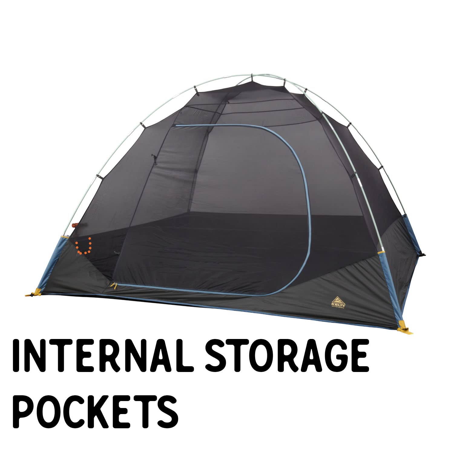 Kelty Discovery Element 4 Person Tent + Tent Footprint Bundle