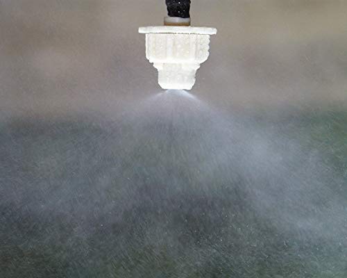 Mister Coolz ¾ GPH Barbed Mist Nozzles -Outdoor Cooling, Misting, Portable Systems. Replacement nozzles for The Hand Pump and 12 Volt Battery Powered Portable Misters (Bag of 10)