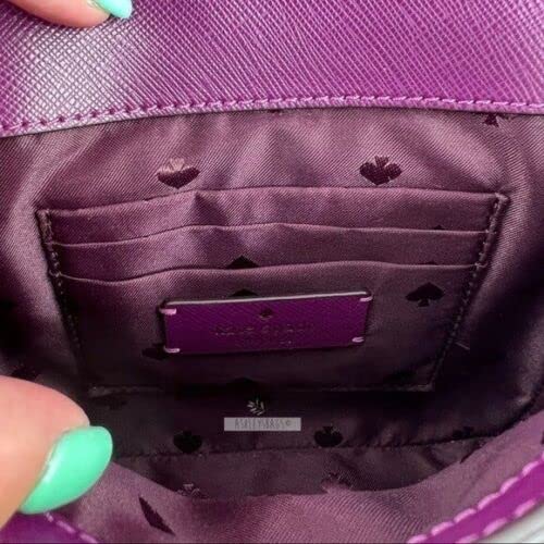 Kate Spade New York Staci Square Crossbody (Plum Purple)