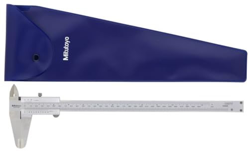Mitutoyo 530-316 Vernier Caliper, Stainless Steel, Inch/Metric, 0-6" Range, +/-0.002" Accuracy, 0.0078" Resolution