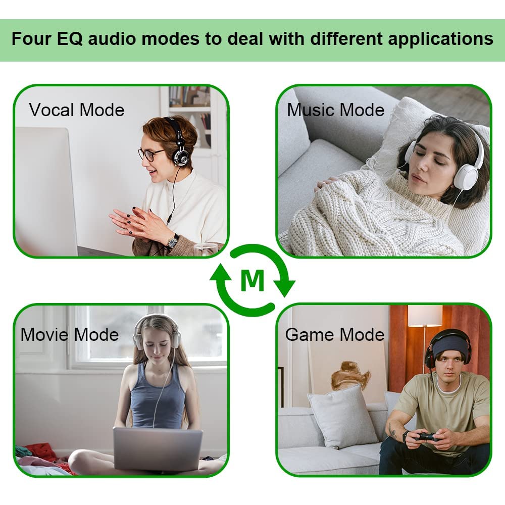 Iesooy Headset Adapter for Xbox one, Xbox Headset Adapter, Xbox Controller Adapter, Xbox mic Adapter for Xbox One Controller with 3.5mm Headset Port and Volume Control