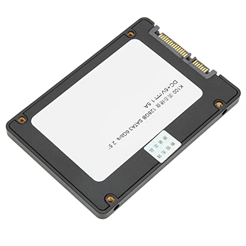 LBEC 6Gbs SSD, 4 Maximum Channels 2.5in K100 SSD Multifunction 3D TLC Flash Type ABS Material for Notebook Computer for Computer 128GB