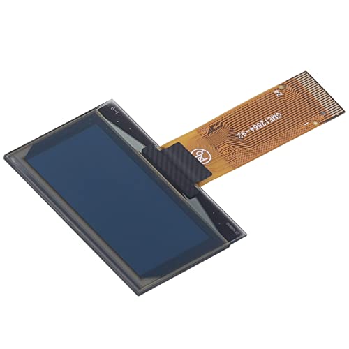 LCD Display Module, 128x64 Low Power Consumption Digital LCD Board Accessory 1.54in 24 Pin SSD1309 Drive Easy Installation for Electronics(MRC128-2 Yellow)