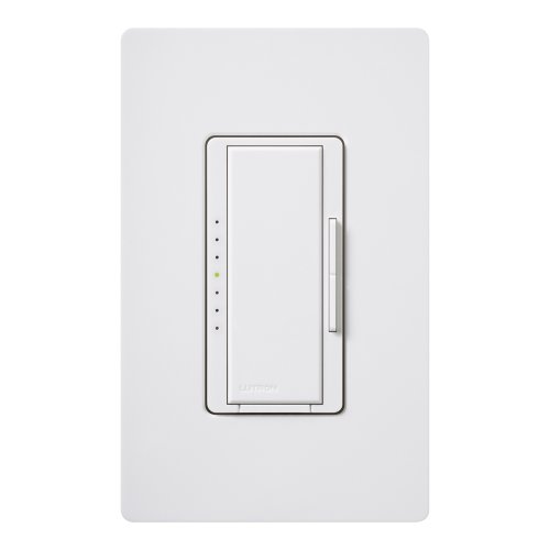Lutron Maestro LED+ Dimmer Switch for Dimmable LED, Halogen and Incandescent Bulbs, 150W/Single-Pole or Multi-Location, MACL-153M-WH, White (2-Pack)