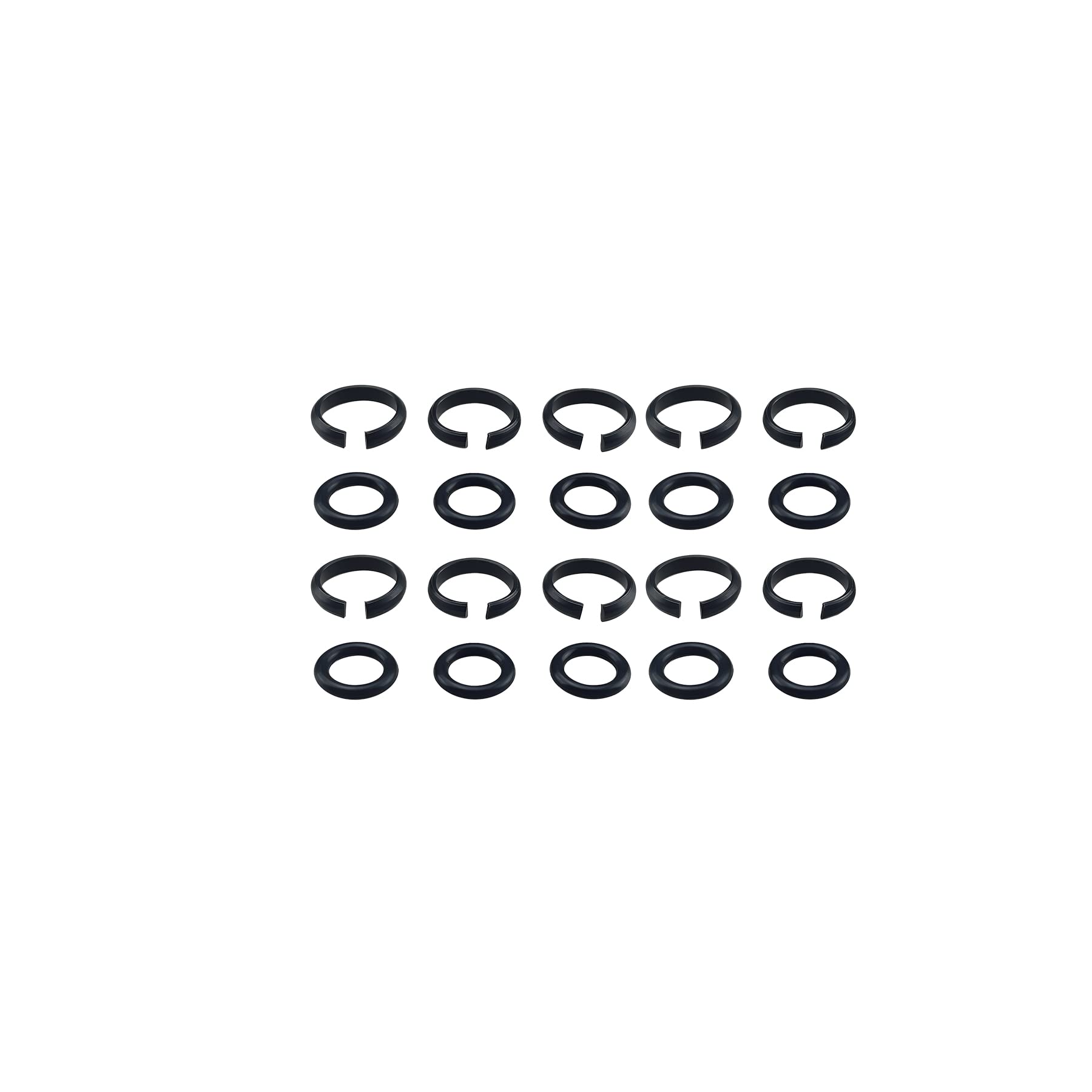 MEFONKOU 3/8" Impact Wrench Retaining Socket Rings & O-ring For Electric Wrench and Air Wrench(10 sets)