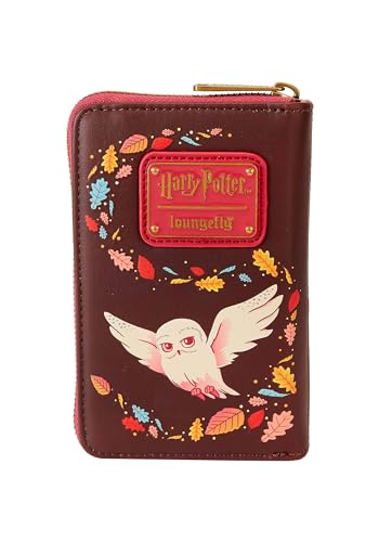 Loungefly Harry Potter Hogwarts Fall Zip Around Wallet | Harry Potter Wallets Standard