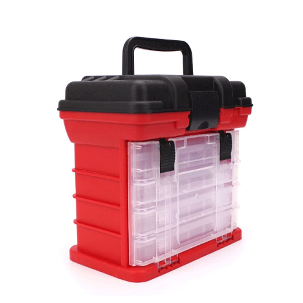 LMMDDP Multifunctional Fishing Box 4-layer Storage Box Storage Box Fishing Tool Box Fishing Collection Box