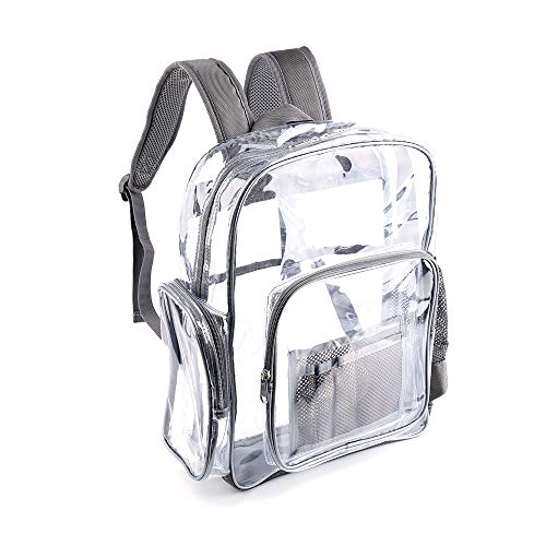 JOMPARO Heavy Duty Transparent Clear Backpack 24 Pack