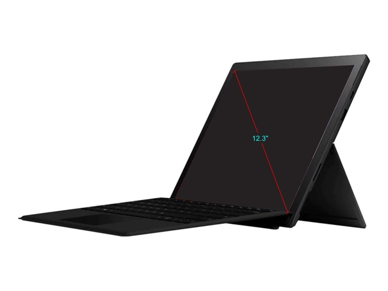 Microsoft Surface Pro 6, 12.3" Touchscreen Display, Intel Core i7-8650U 1.9GHz, 16GB RAM, 512GB SSD, Dual Microphones with Windows Hello Face Authentication Camera, Windows 10 Home (Renewed)