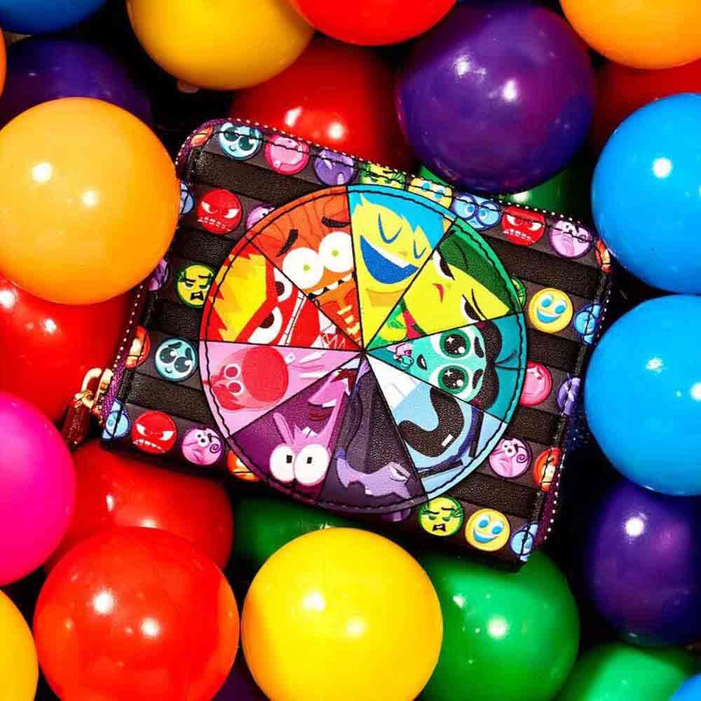 Loungefly Pixar Inside Out 2 Core Memories Zip Around Wallet