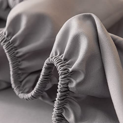 Hotel Bedding Sheets,Thick Brushed Solid Color Mattress Protector, Bedroom Hotel Mattress Topper, Fit 12"/30cm Deep Mattress,Yellow,150x200cm+30cm