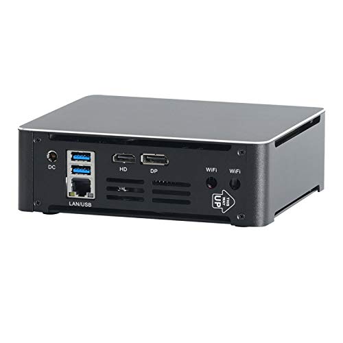 HUNSN 4K Mini PC, Desktop Computer, Server, Quad Core I7 7700HQ 7820HK 7820HQ, Windows 11 or Linux Ubuntu, BM21b, DP, HDMI, 6 x USB3.0, Type-C, LAN, Smart Fan, 32G RAM, 1TB SSD
