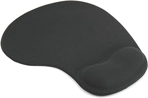Mouse Pad, Mouse pad with Wrist Rest，Ergonomic Mouse Pad, Gel Cushion，Non-Slip PU Base for Easy Typing Pain Relief, Washable and Durable, Black