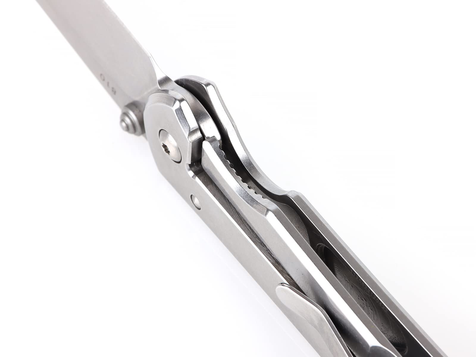 Land Knives Pocket Folding Knife EDC Knife 8Cr14MOV Blade Stone Wash Frame Lock Fishing Knife with Pocket Clip 810