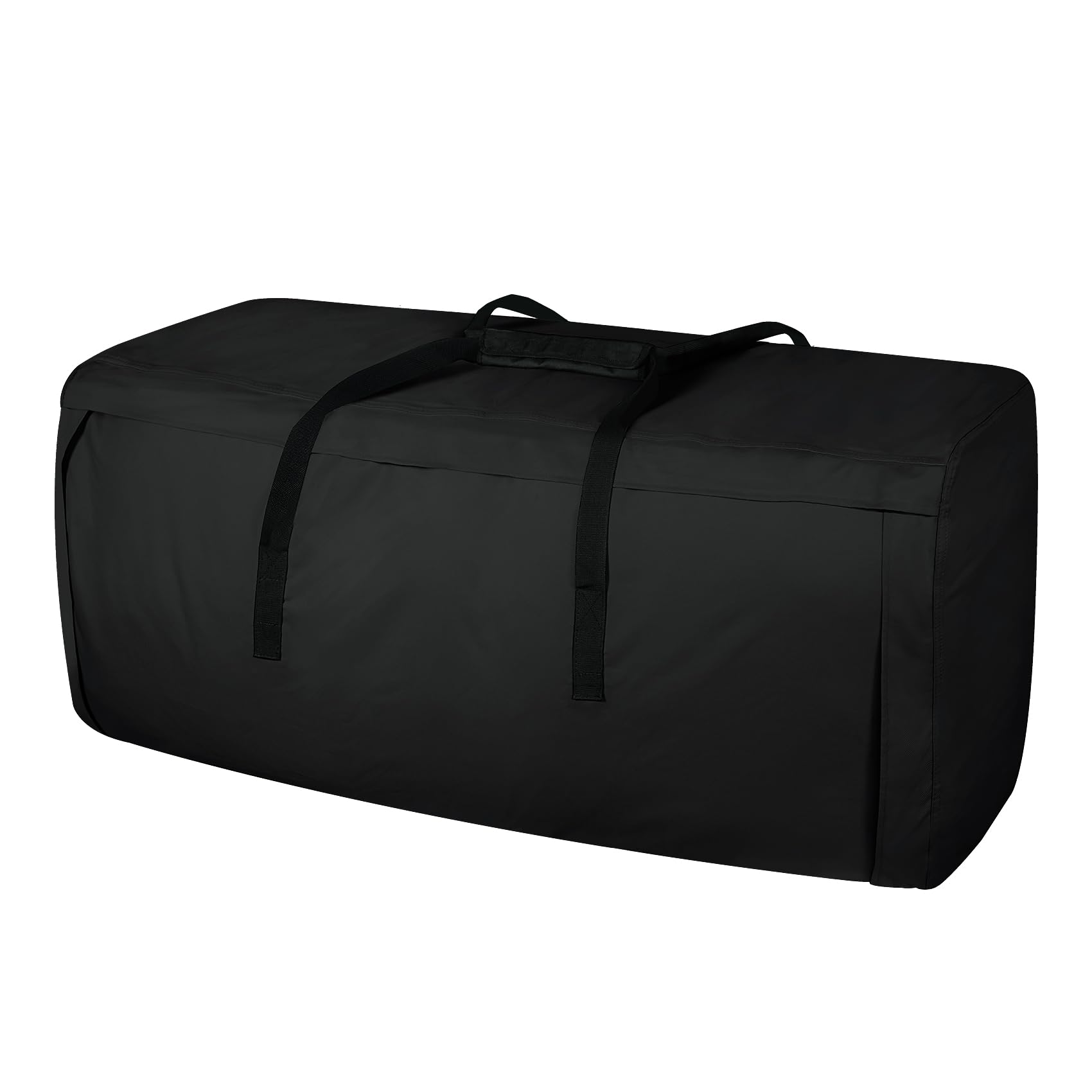 Porch Shield Outdoor Cushion Storage Bag 62 inch Waterproof Outside Storage Bags for Patio Furniture with Zippers and Handles Black