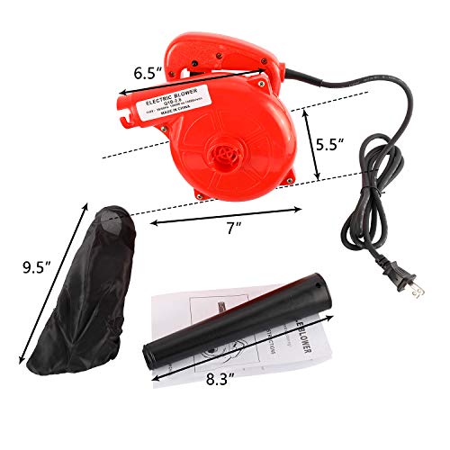 HYDDNice Air Blower Computer Vacuum Dust Cleaner 1000W Electric Dust Removal Air Blower Cleaner Electric Handheld Computer Car Dust Air Blower Vacuum Cleaner Tool