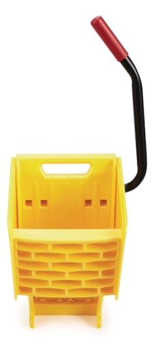 Rubbermaid Commercial Products Side-Press Replacement Wringer for WaveBrake 2.0 Mopping Buckets, Yellow, Heavy Duty Cleaning for Professional/Janitorial Use