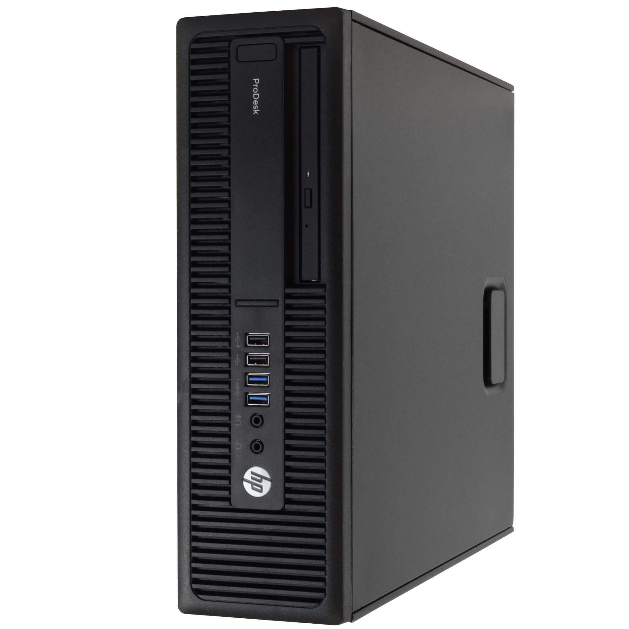 HP Desktop 600 G2 Computer Intel Quad Core i5-6500 3.2-GHz, 16GB Ram, 1 TB, with 19in LCD Monitors, DVD, WiFi, Windows 10 (Renewed) ¦