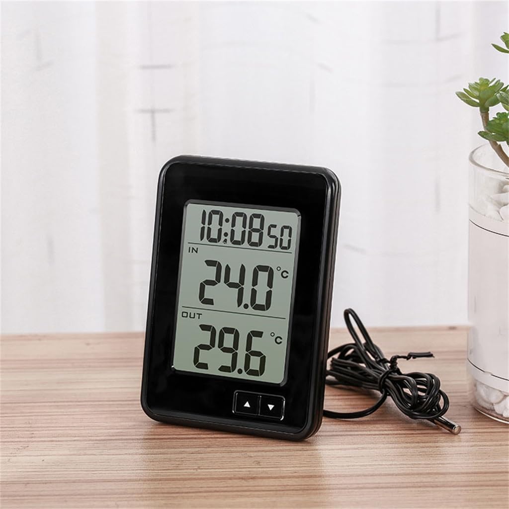 LNYHLXS Indoor Multifunctional Household Temperature and Humidity Measuring Cable Temperature and Humidity