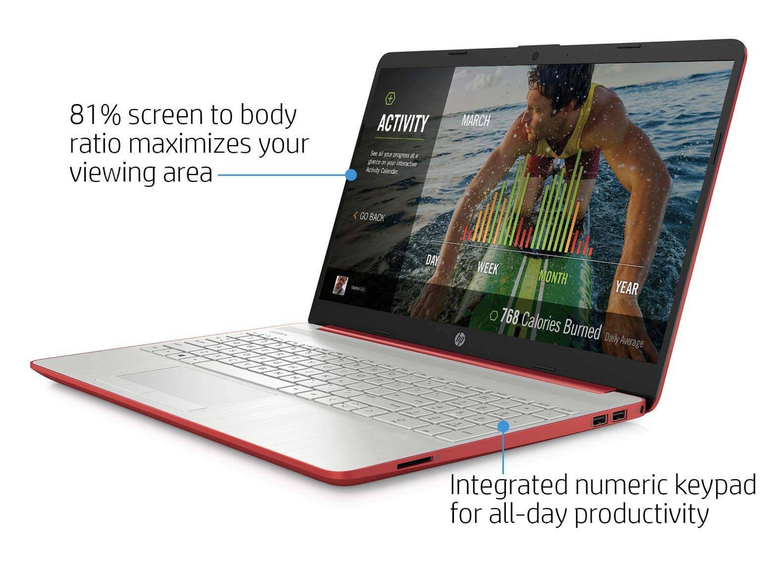 HP 2021 Newest Laptop Computer, 15.6" HD Display,Intel Pentium Dual-core N5000 Upto 2.7 GHz, 8GB DDR4 RAM, 128GB SSD, HD Webcam, HDMI, Bluetooth, WiFi, Win10 S, 10+ Hours Battery, w/Hubxcel Cables