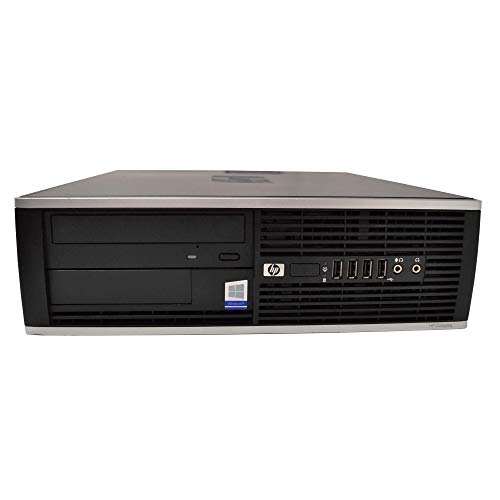 HP Elite Desktop Computer, Intel Core i5 3.2 GHz, 8 GB RAM, 500 GB HDD, Keyboard & Mouse, Wi-Fi, Dual 19 LCD Monitors (Brands Vary), DVD-ROM, Windows 10 (Renewed)