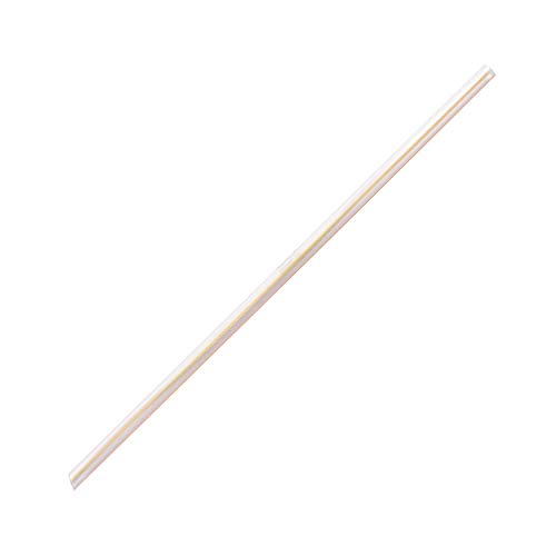 Karat C9051 9" Jumbo Straws (5 mm Diameter), Diagonal Cut, Assorted Striped Colors (Pack of 8000)