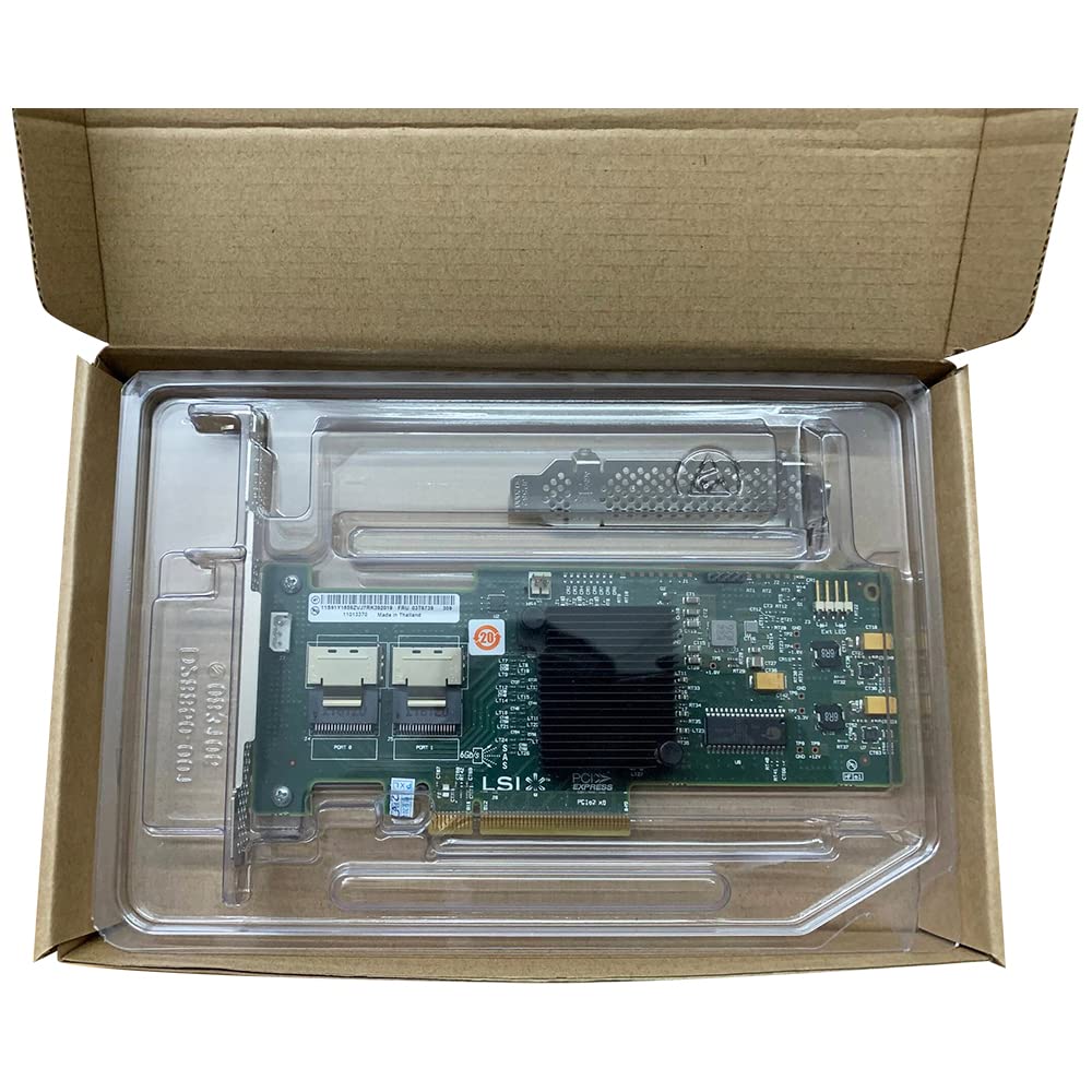 LSI MegaRAID 9240-8i RAID Controller Card 8-port 6Gbps SAS SATA LSI00200 Server PCIe Expander Card + 2* SFF8087 SATA Cable