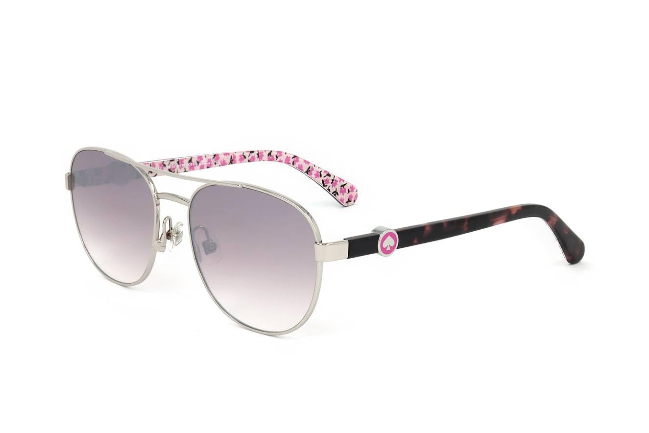 Kate Spade New York womens Raglan/G/S Sunglasses, Palladium, 56mm 17mm US