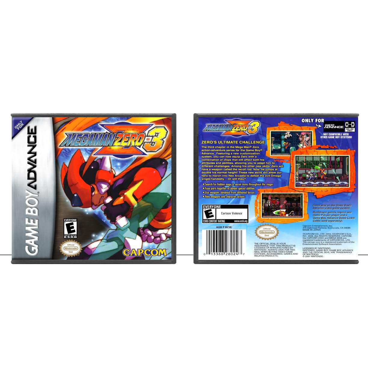 Mega Man Zero 3 | (GBA) Game Boy Advance - Game Case Only - No Game