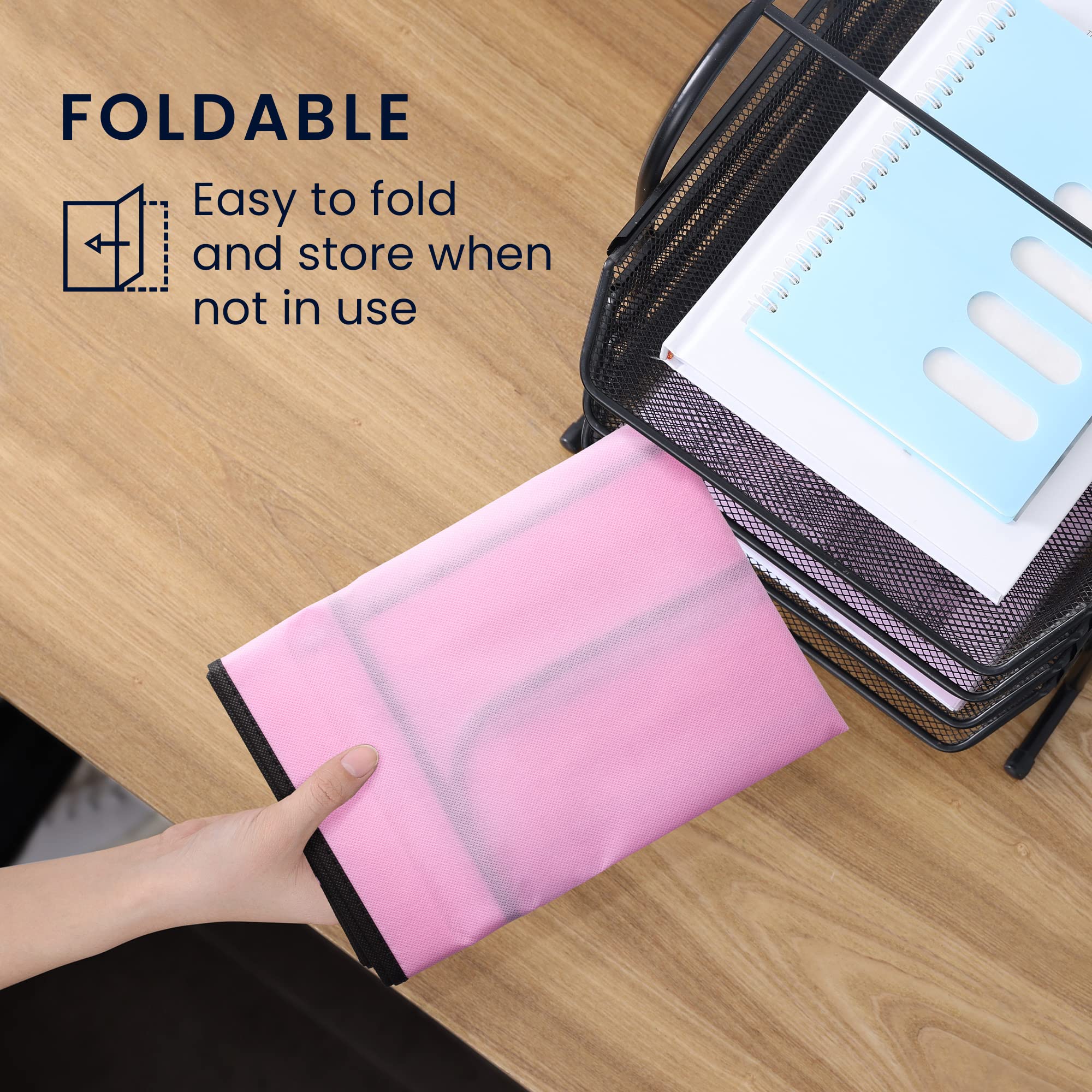 kwmobile Monitor Cover Compatible with 27-28" monitor - Dust Cover Computer Screen Protector - Dusty Pink