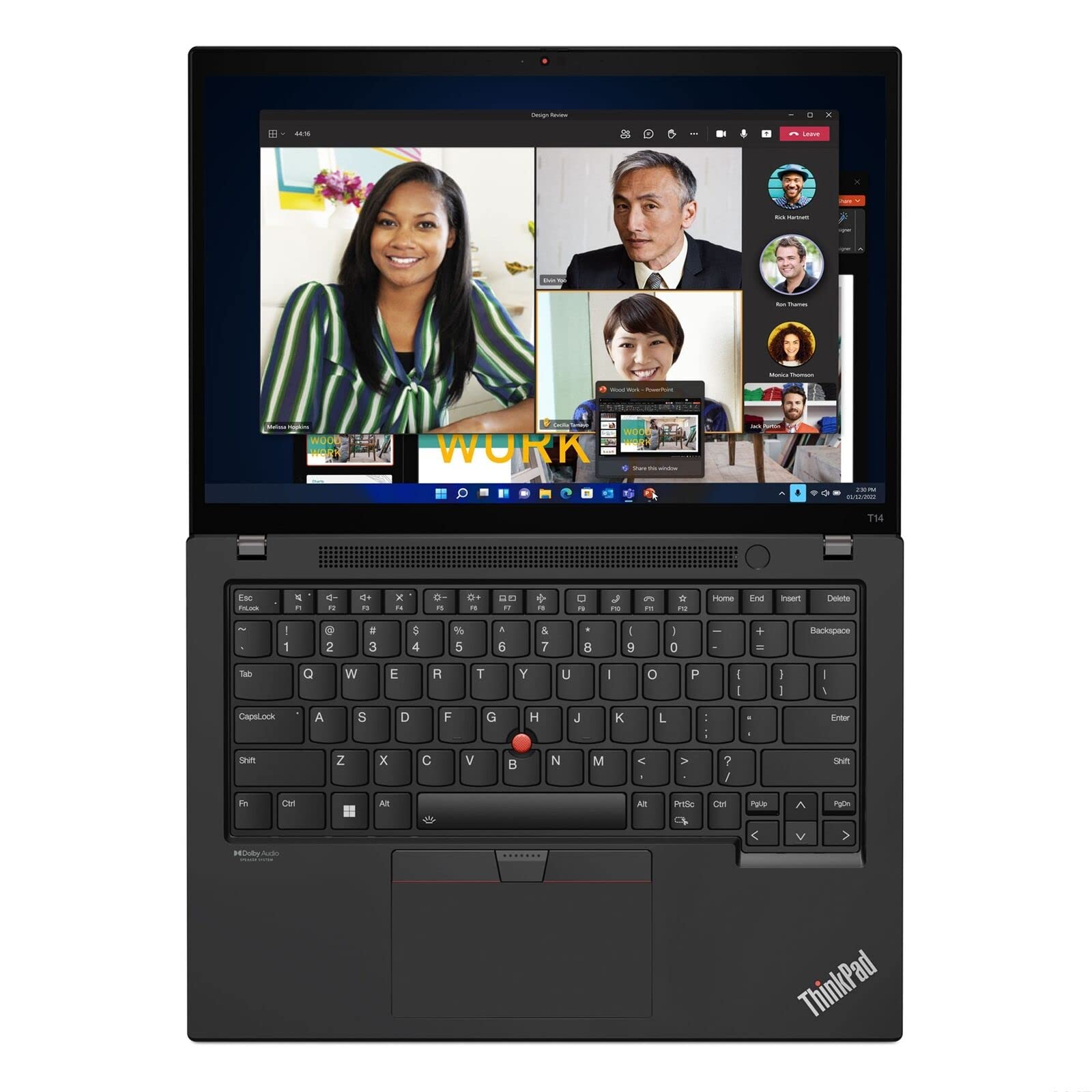 Lenovo ThinkPad T14 Gen 3 Intel Laptop, 14" WUXGA (1920 x 1200), IPS Touchscreen, Core i5-1250P, 16 GB DDR4, 1 TB SSD, Windows 11