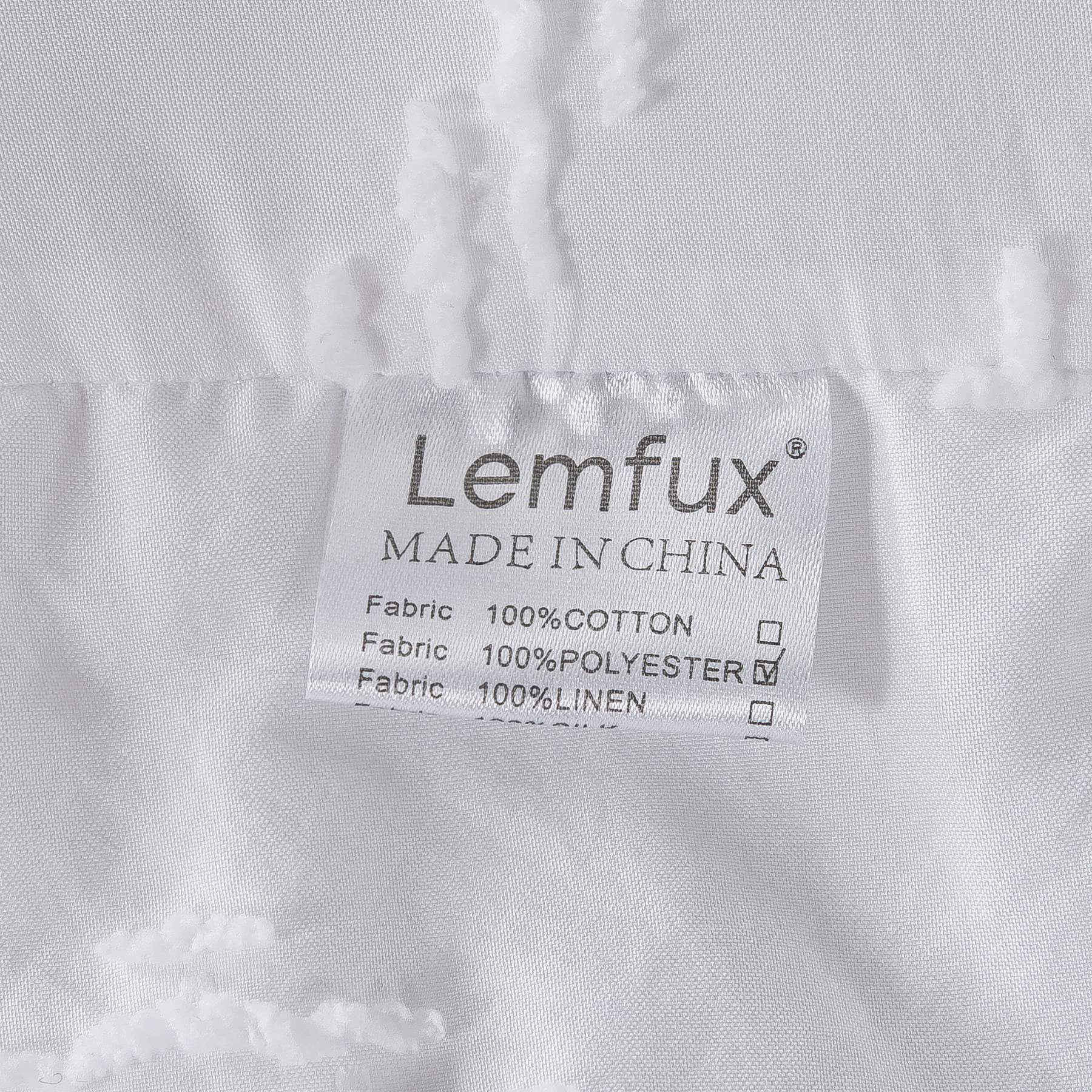 Lemfux Boho Pregnancy Wedge Pillow for Sleeping White Bohemian Side Sleeper Maternity Pillows Adjustable Belly Support Pillow with Removable Pillow Cover