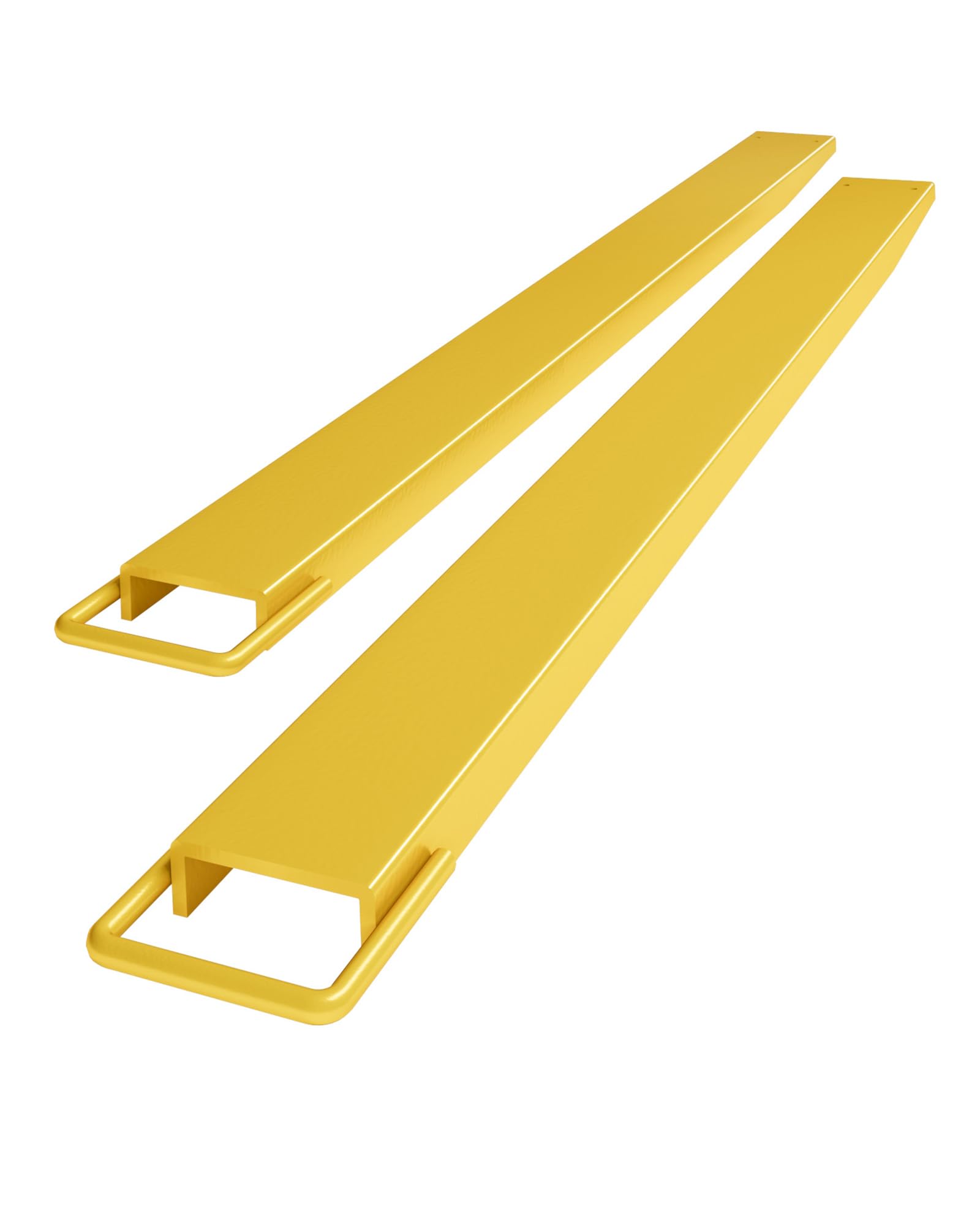 KYBOLT Pallet Fork Extension, [4.5" Width 60" Length] Heavy Duty Steel Pallet Extensions for Forklift Truck- Yellow