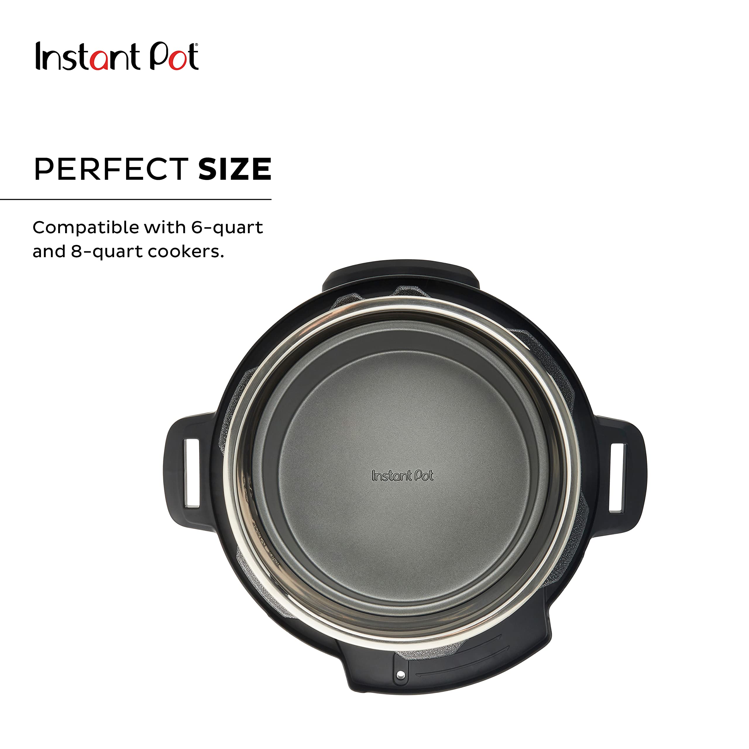 Instant Pot Official Round Cake Pan, 7.7-Inch, Gray