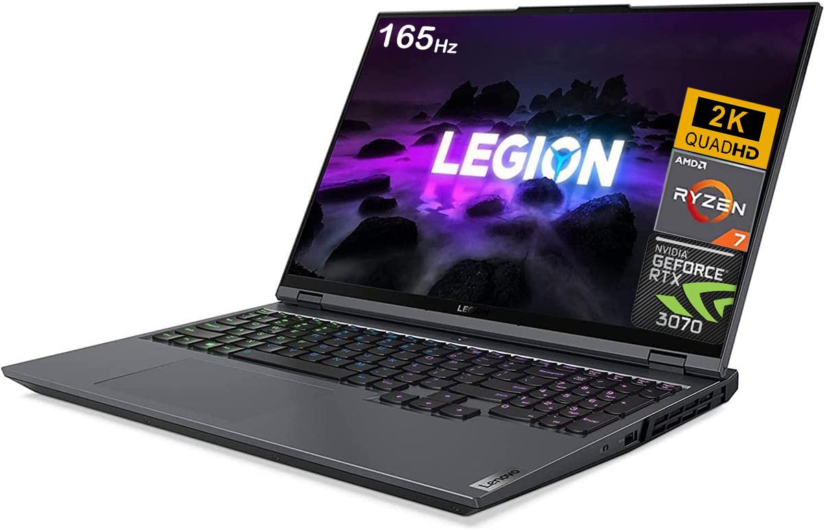 Lenovo Legion 5 Pro Gaming Laptop 2023 Newest, 16" 165Hz QHD Display, NVIDIA GeForce RTX 3070, AMD Ryzen 7 5800H Processor, 32GB RAM, 1TB SSD, Backlit Keyboard, Windows 11 Home